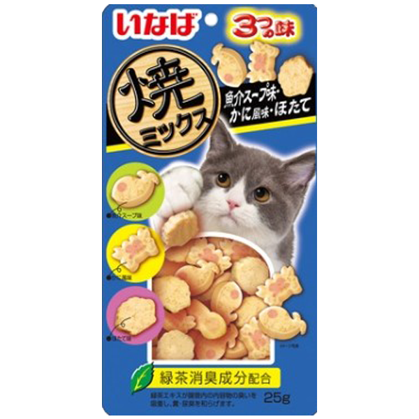 INABA CIAO Soft Bits Mix Chicken Filet with Dried Bonito Seafood and C ...
