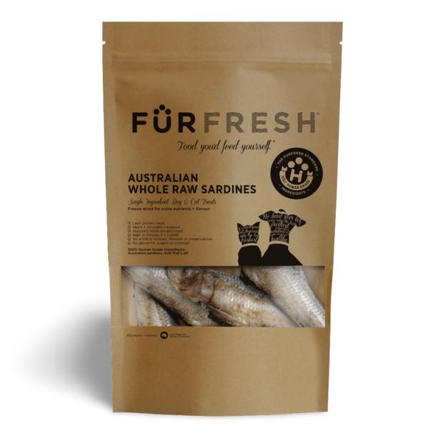 Furfresh Australian Whole Raw Sardines Freeze Dried Cat And Dog Treats ...