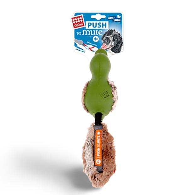 Gigwi Duck With Plush Tail Green – Sparklet