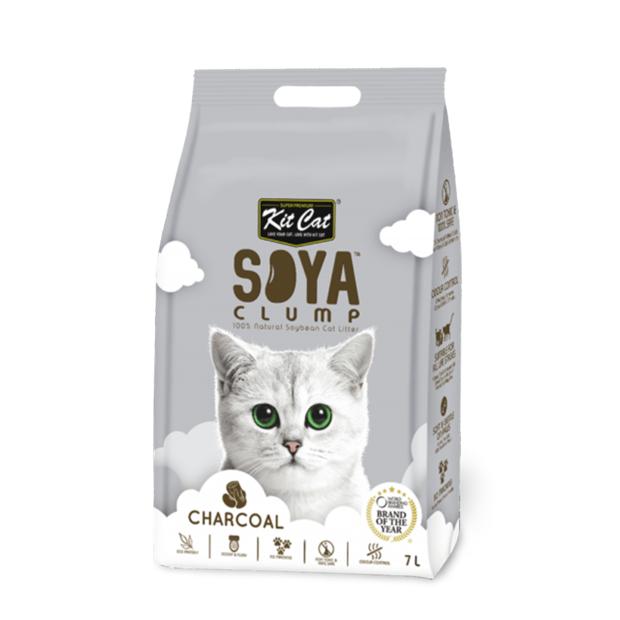Kit Cat Soya Clump Litter Charcoal – Sparklet
