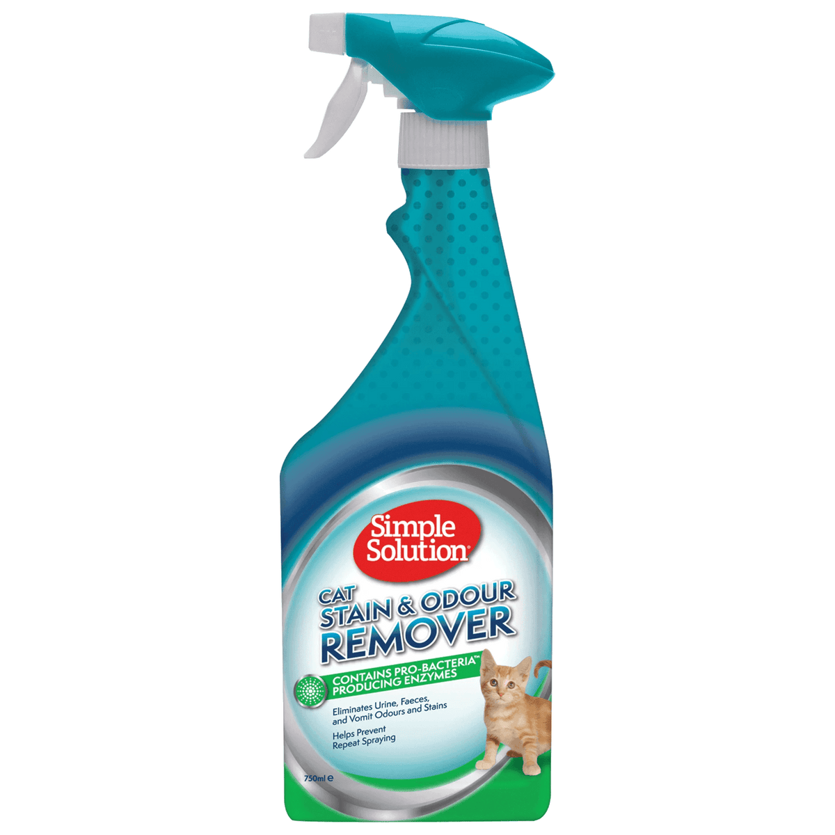 SIMPLE SOLUTION Stain & Odour Remover for Cats 750ml – Sparklet