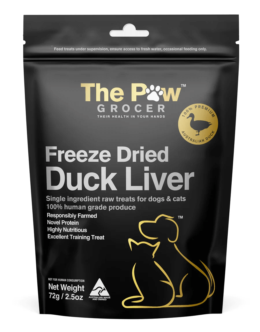 THE PAW GROCER Freeze Dried Duck Liver 72G – Sparklet