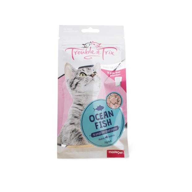 Trouble And Trix Cat Treats Ocean Fish – Sparklet